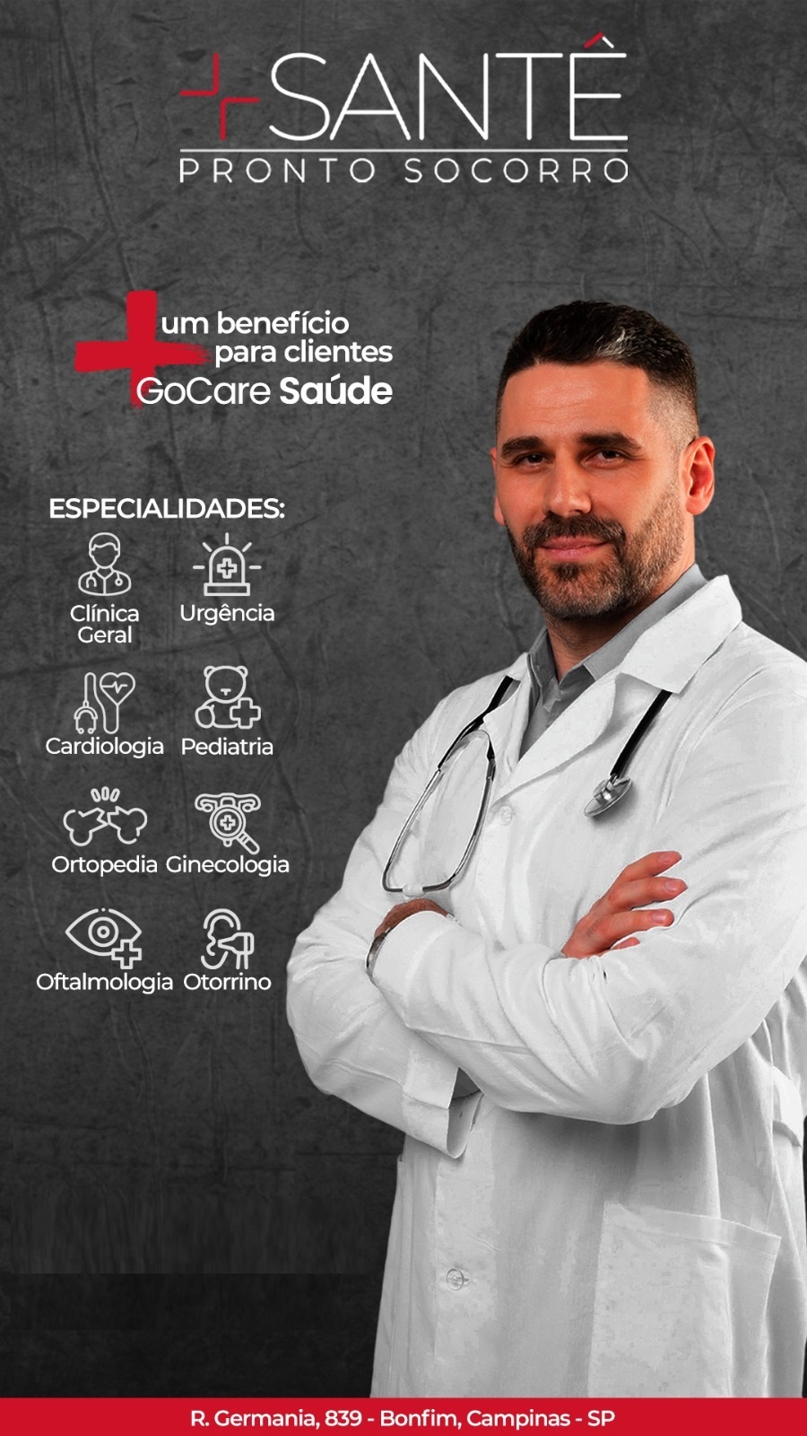 Novo Pronto Socorro GoCare em Campinas - Santê | Planos Individuais ...